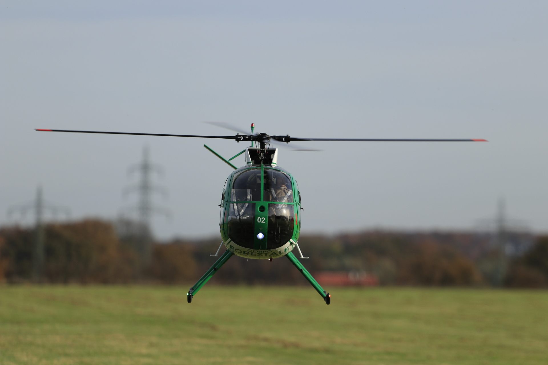 Detailbilder Modellflug Helikopter Hughes 500 C von Udo