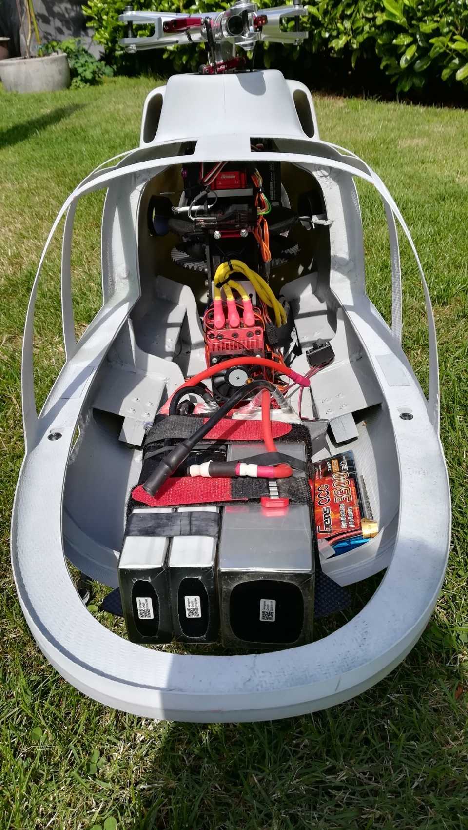 Baubericht Modellflug Hubschrauber Lockheed 286L von Udo Brauner